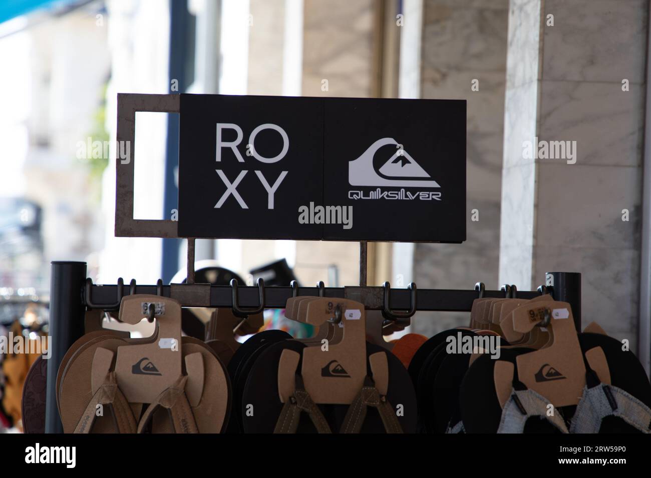 Roxy logo hi-res stock photography and images - Alamy