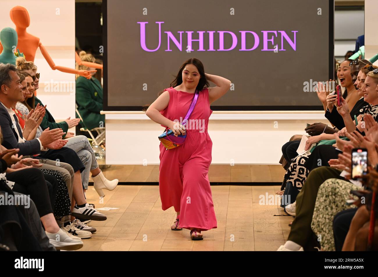 London, UK. 16th Sep, 2023. Victoria Jenkins showcases disability ...