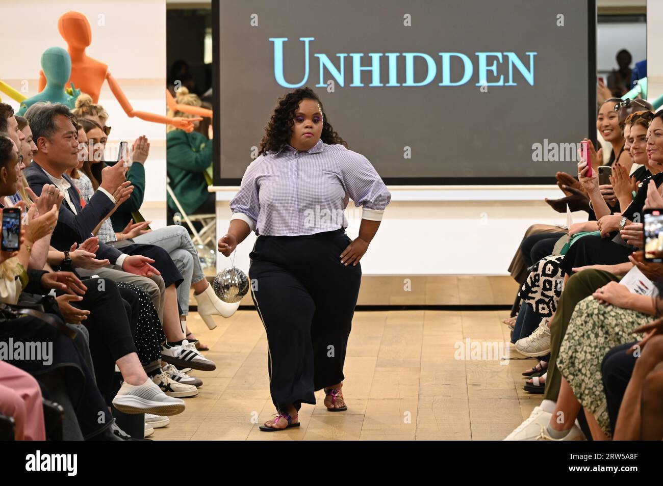 London, UK. 16th Sep, 2023. Victoria Jenkins showcases disability ...