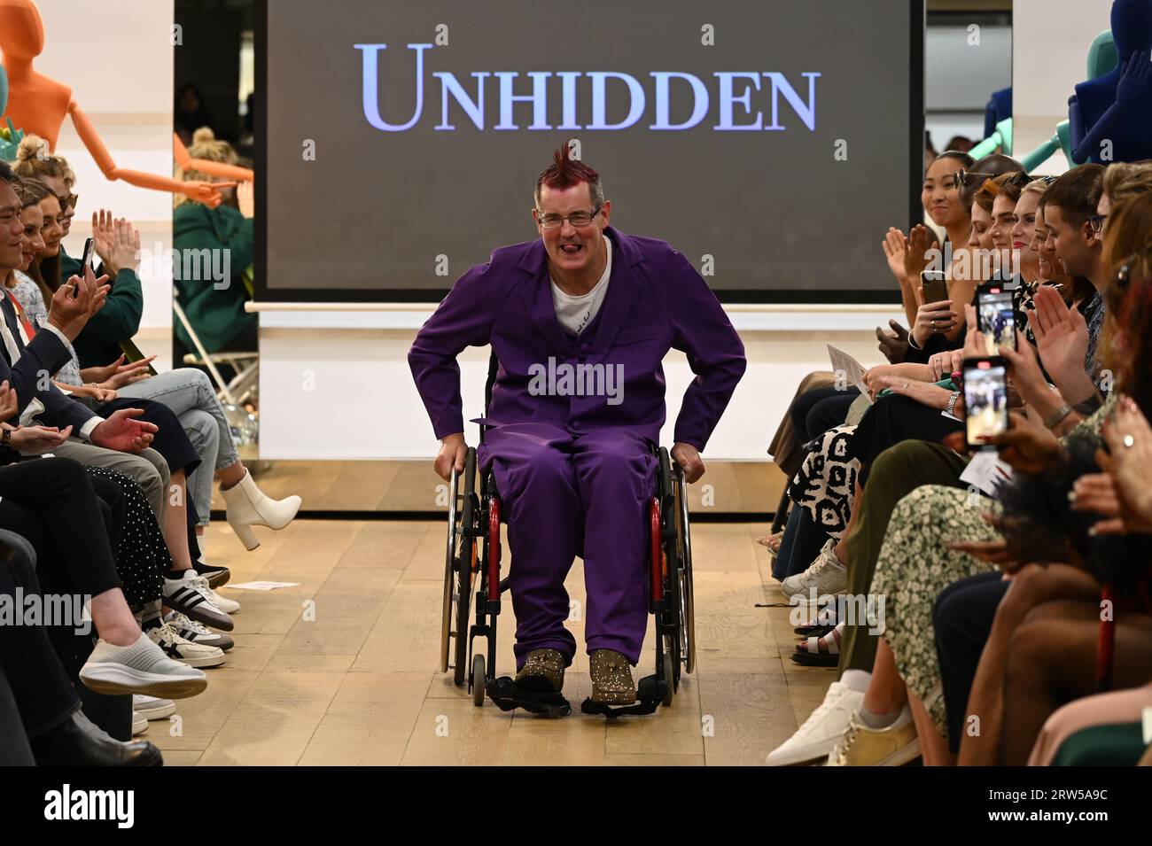London, UK. 16th Sep, 2023. Victoria Jenkins showcases disability ...
