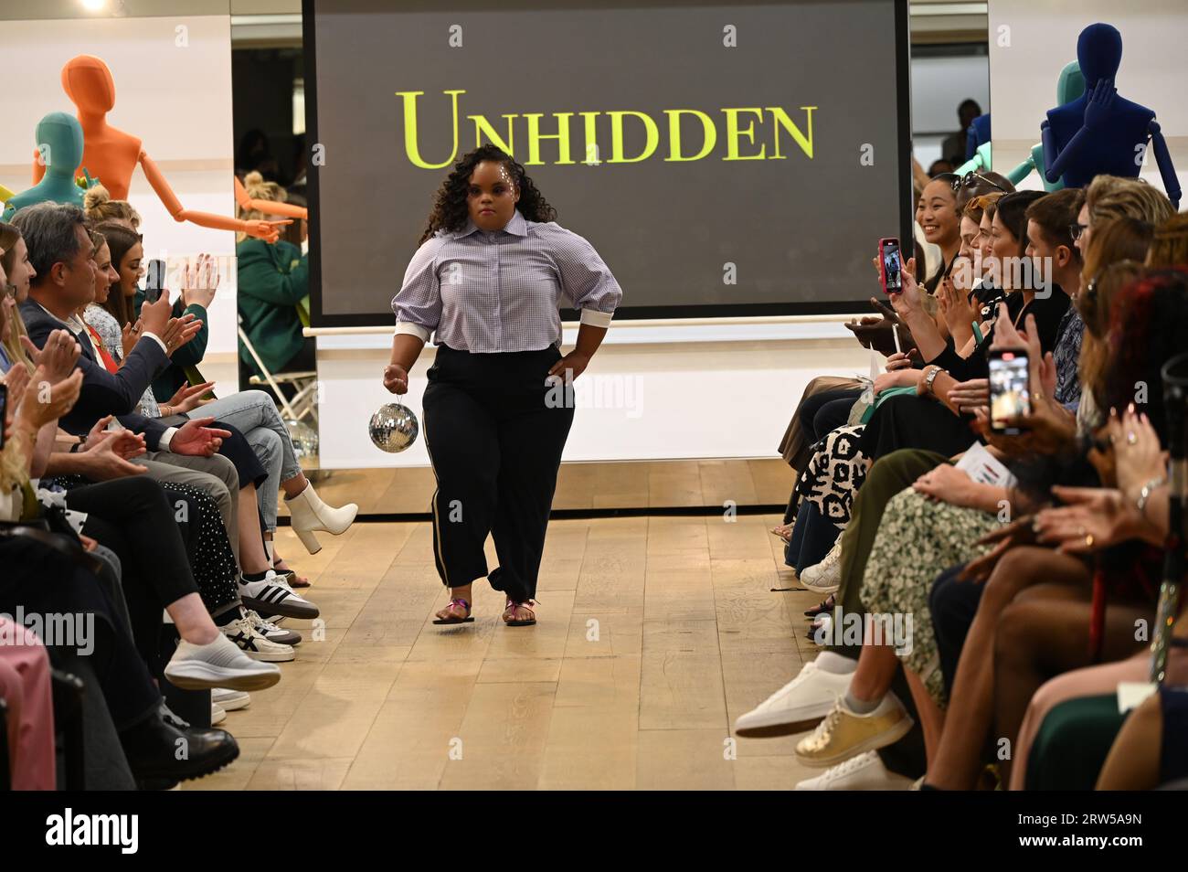 London, UK. 16th Sep, 2023. Victoria Jenkins showcases disability ...