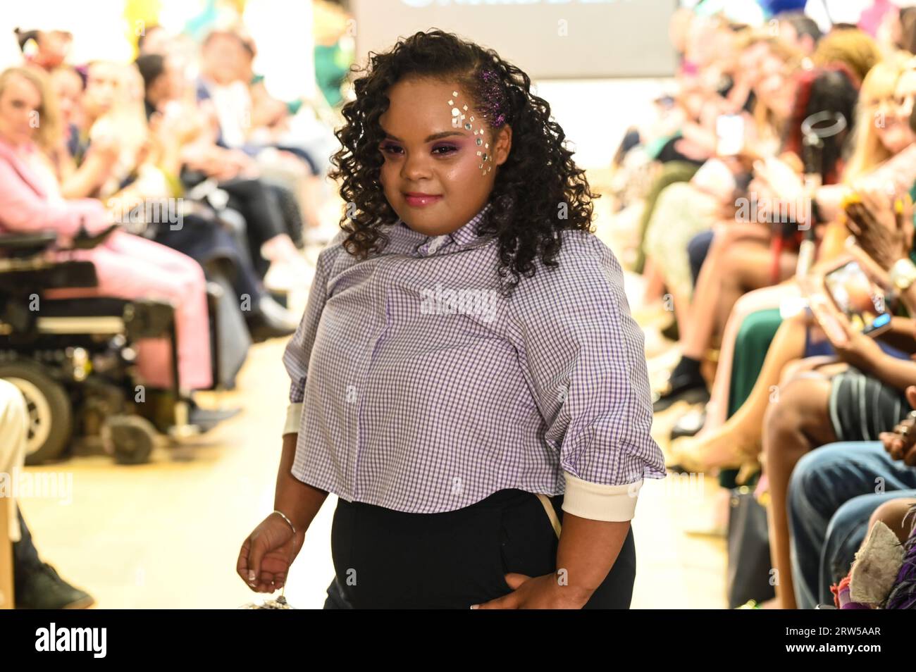 London, UK. 16th Sep, 2023. Victoria Jenkins showcases disability ...