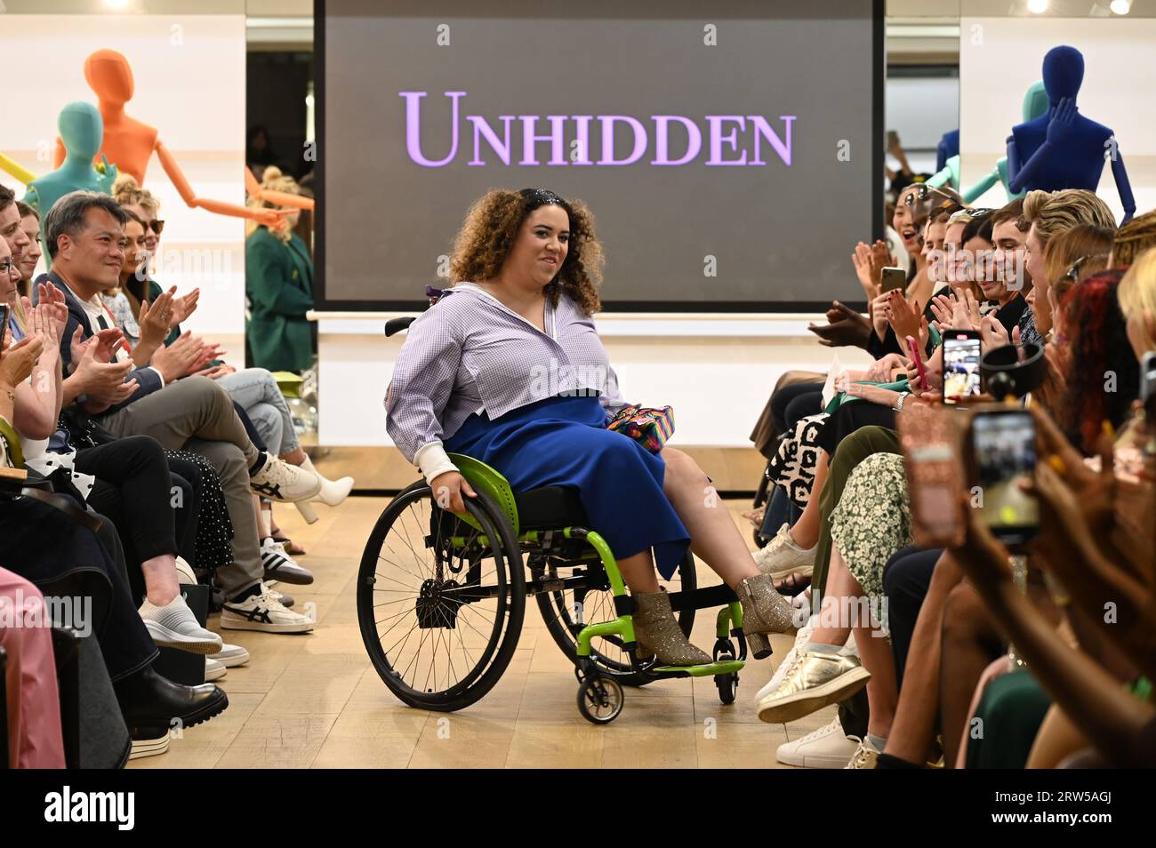 London, UK. 16th Sep, 2023. Victoria Jenkins showcases disability ...