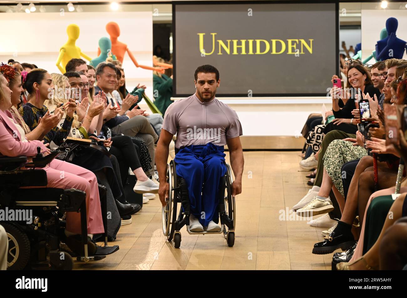 London, UK. 16th Sep, 2023. Victoria Jenkins showcases disability ...