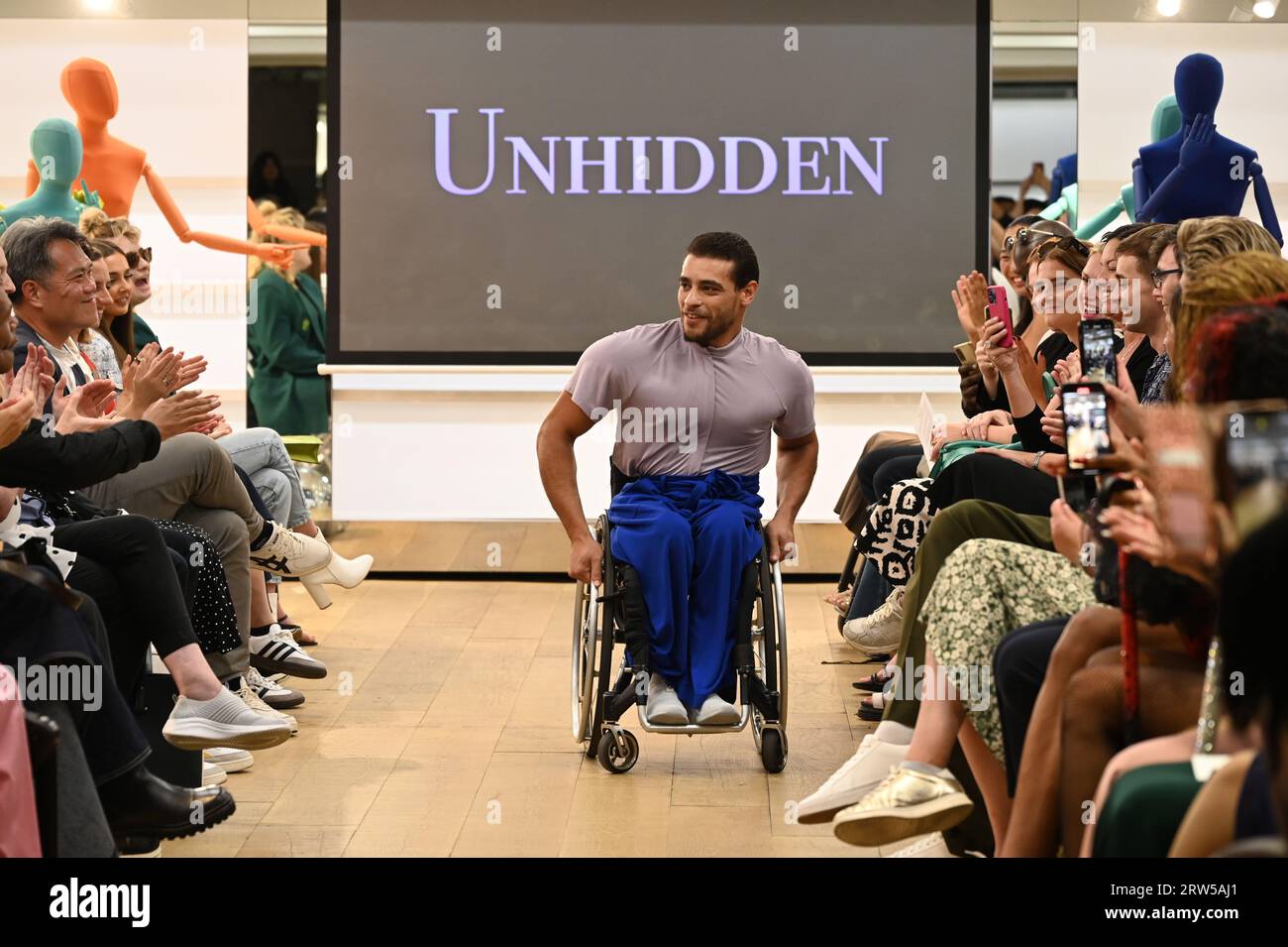 London, UK. 16th Sep, 2023. Victoria Jenkins showcases disability ...