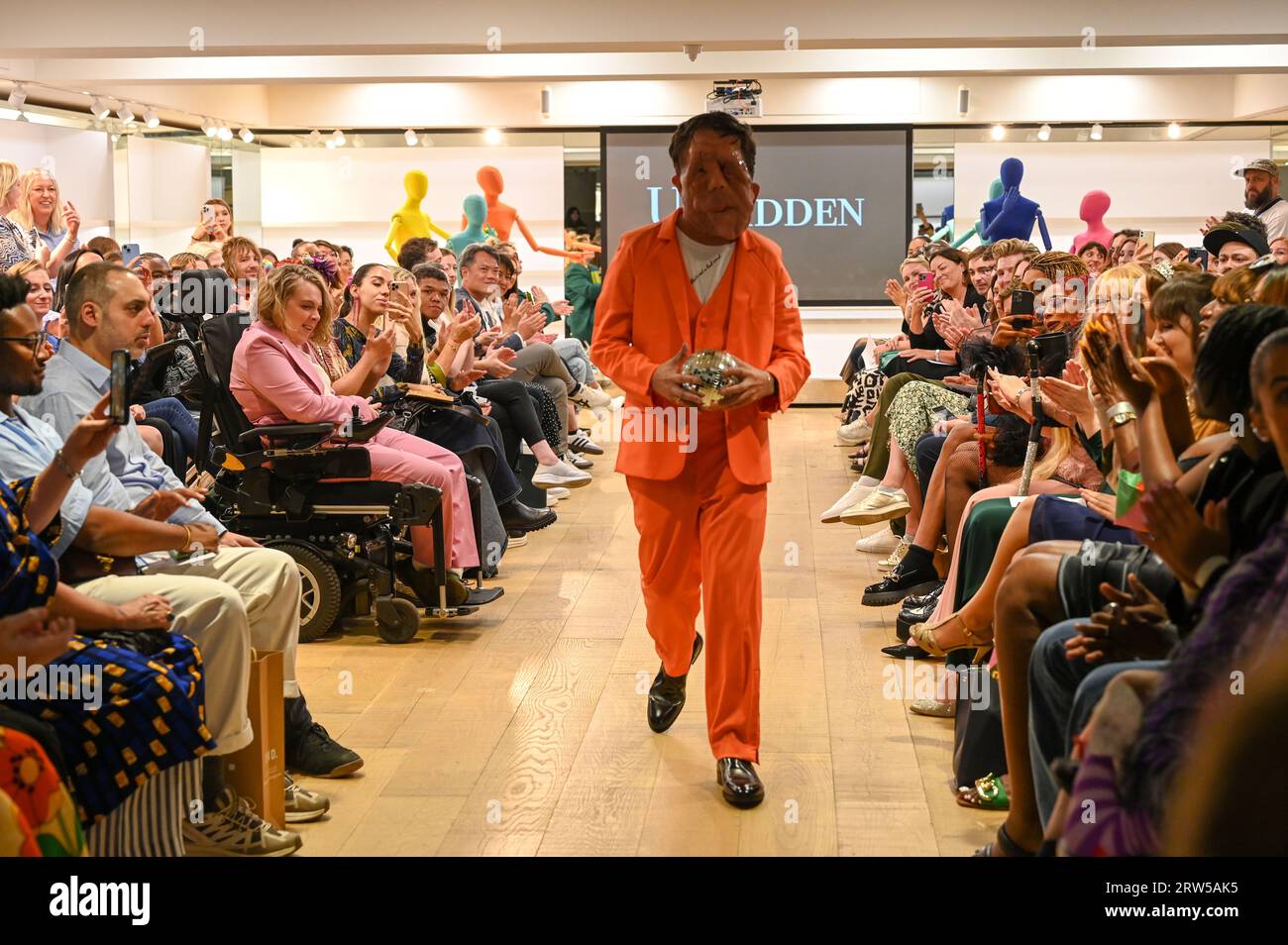 London, UK. 16th Sep, 2023. Victoria Jenkins showcases disability ...