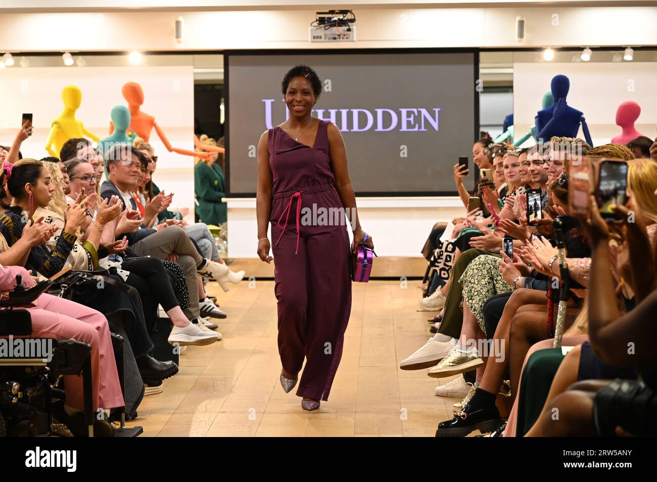 London, UK. 16th Sep, 2023. Victoria Jenkins showcases disability ...