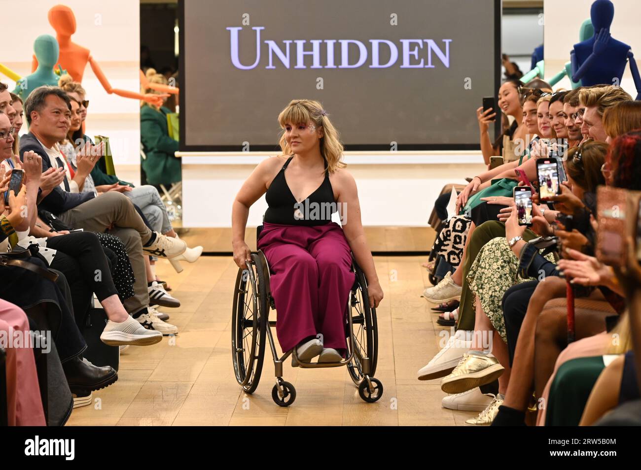 London, UK. 16th Sep, 2023. Victoria Jenkins showcases disability ...