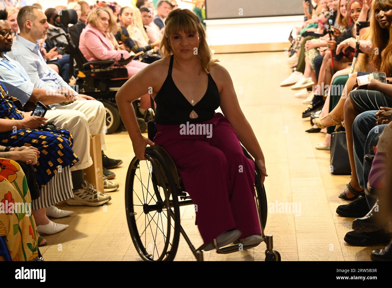 London, UK. 16th Sep, 2023. Victoria Jenkins showcases disability ...