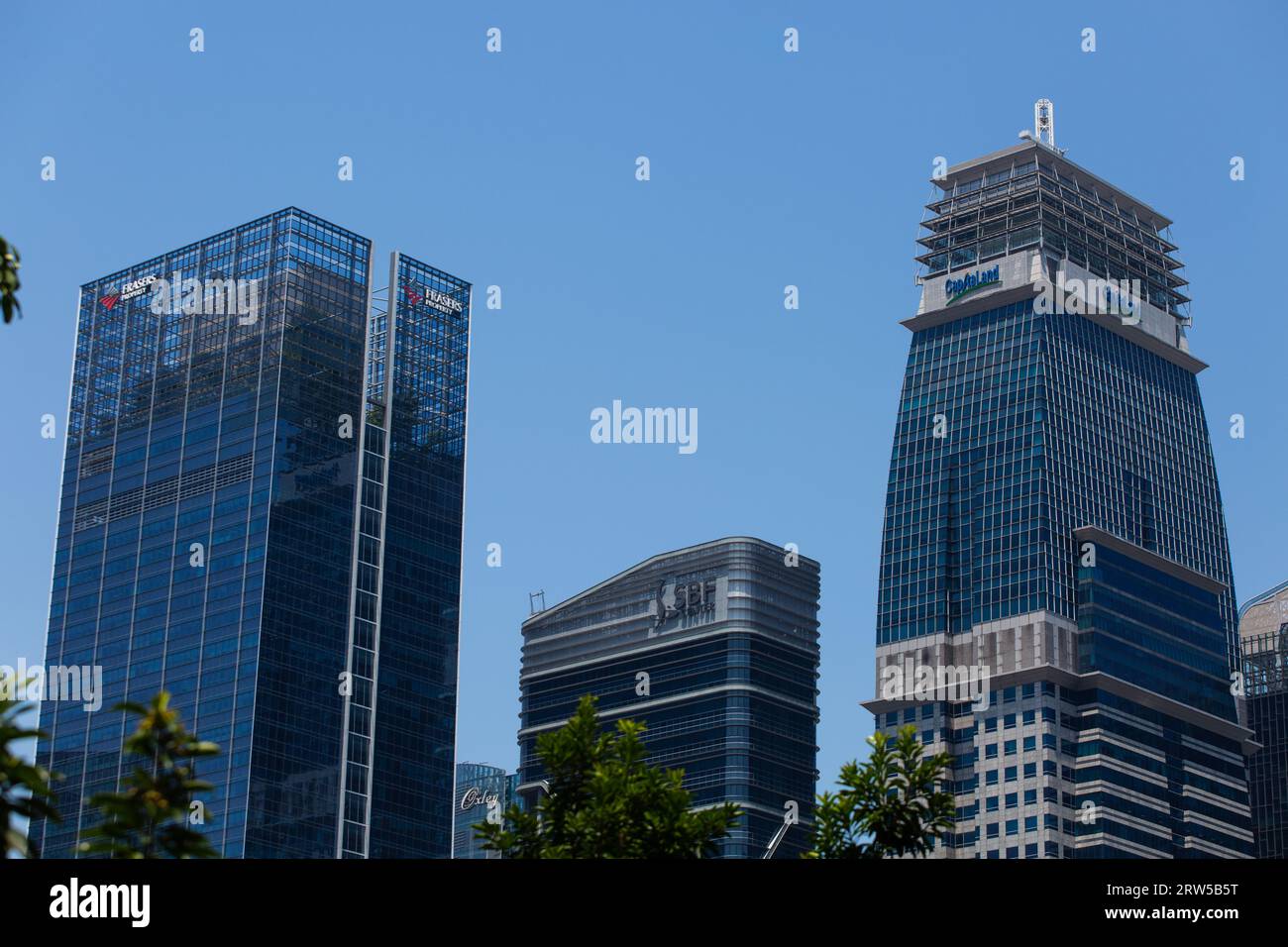 Close up view of commercial properties developments by Frasers ...