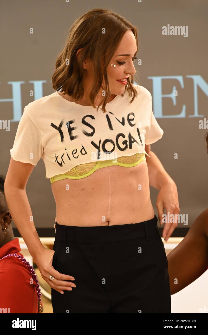 London, UK. 16th Sep, 2023. Victoria Jenkins showcases disability ...