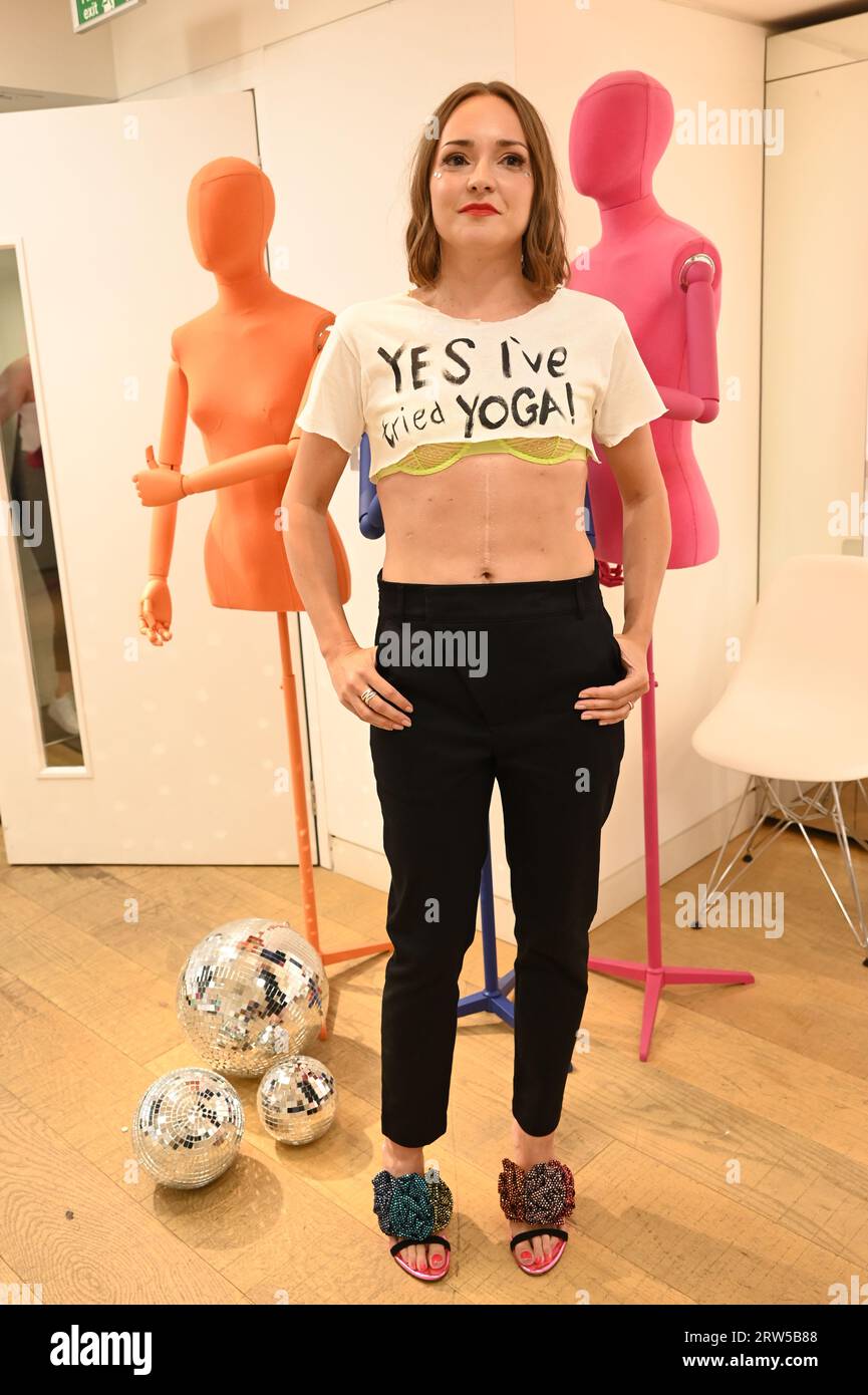 London, UK. 16th Sep, 2023. Victoria Jenkins showcases disability ...