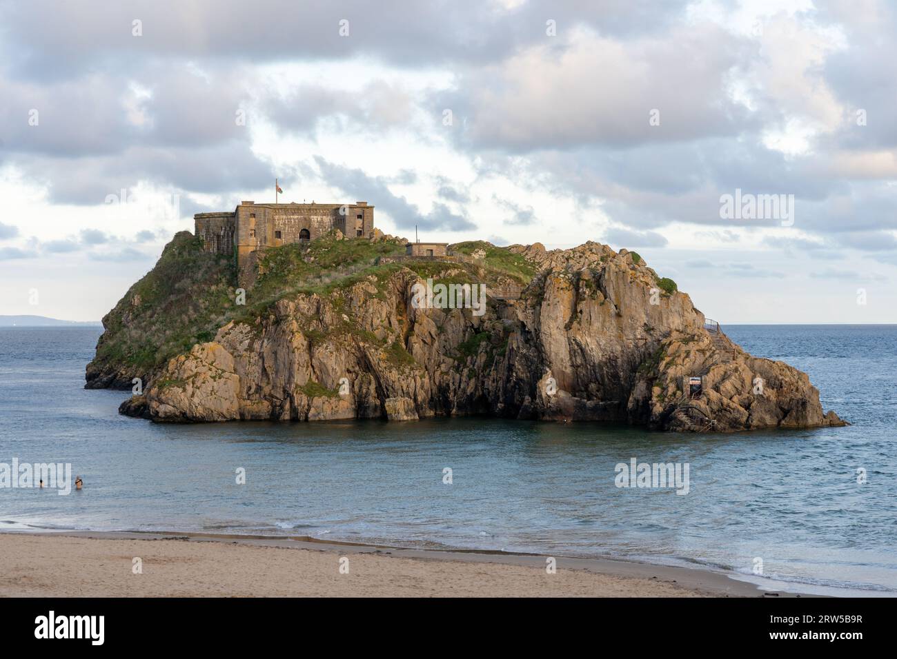 St Catherine's Island and fort, Tenby, Pembrokeshire, Wales Stock Photo ...