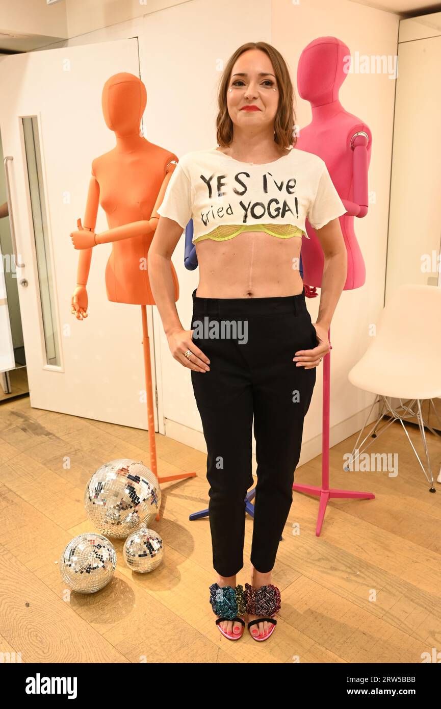 London, UK. 16th Sep, 2023. Victoria Jenkins showcases disability ...