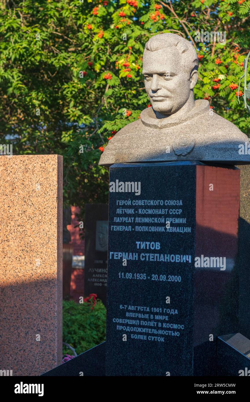 Moscow, Russia - 08.06.2023 - Memorial to the famous soviet russian ...