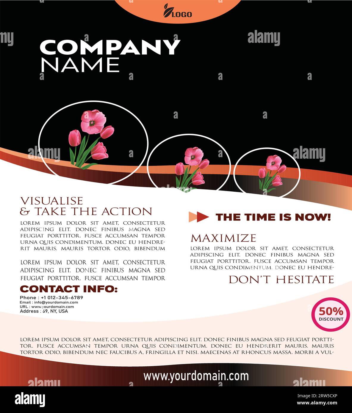 Colorful Smart Multipurpose Corporate Business Beauty Flyer Template Stock Vector Image & Art ...