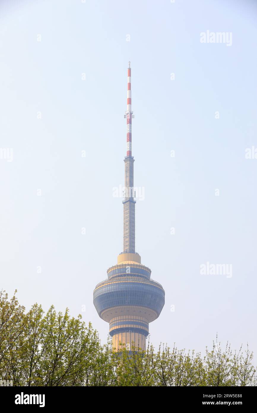 Scenery of CCTV Tower in China Stock Photo - Alamy