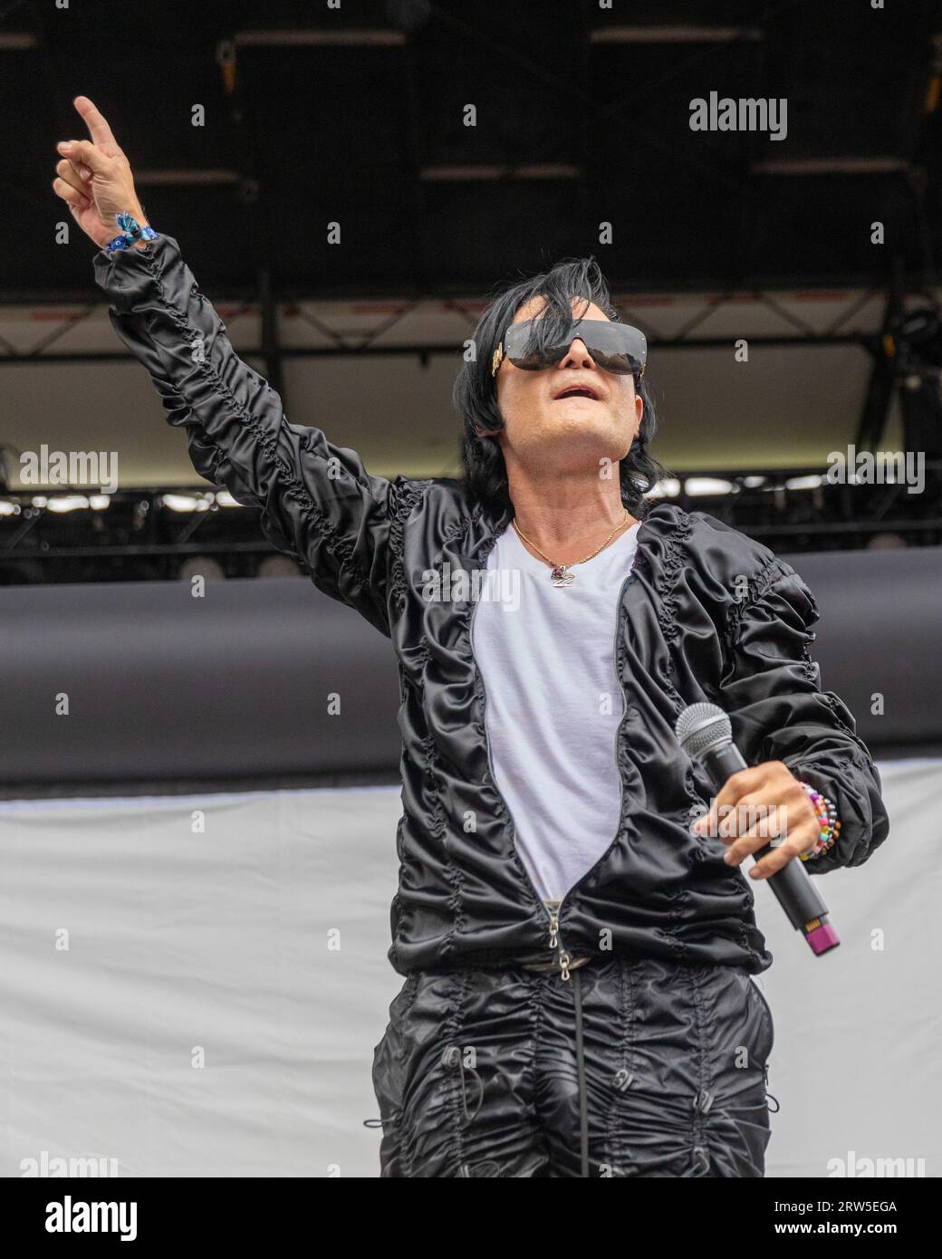 Corey Feldman during Riot Fest Music Festival on September 16, 2023, in ...