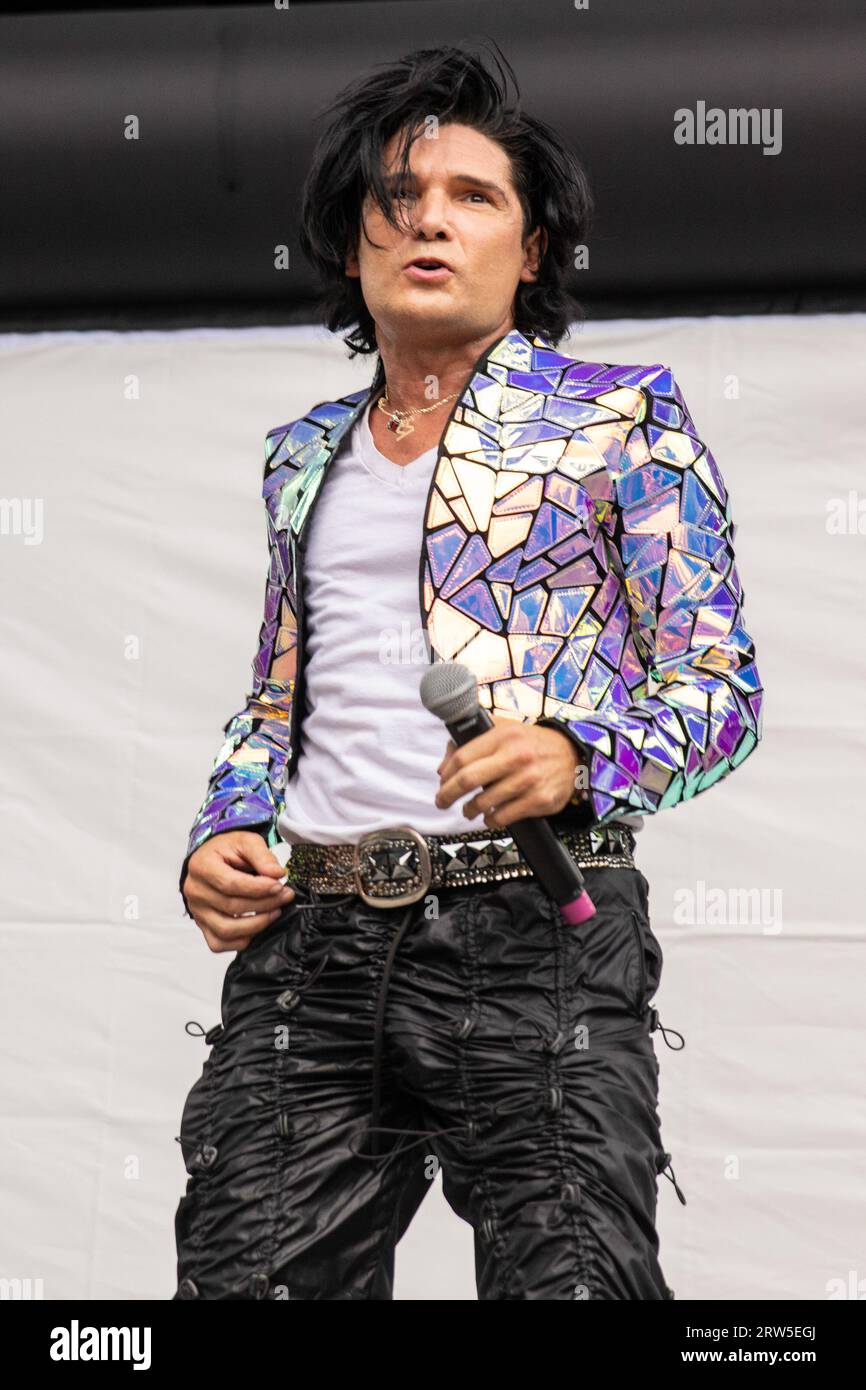 Corey Feldman during Riot Fest Music Festival on September 16, 2023, in ...