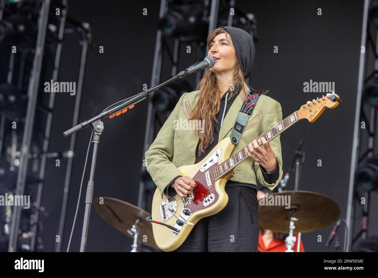 Emily Kokal of Warpaint during Riot Fest Music Festival on September 16 ...