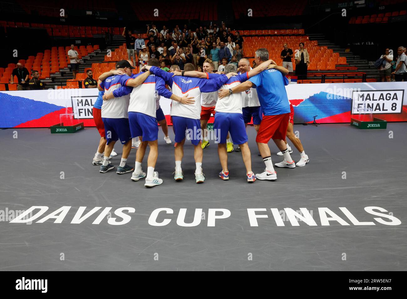 Czech tennis players Tomas Machac, Jaroslav Navratil - non-playing ...