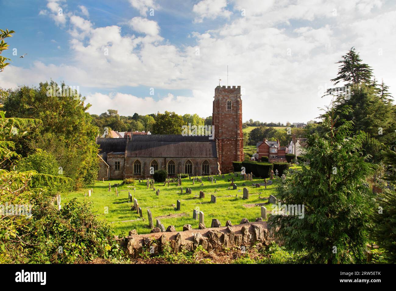 Lympstone village church named Lympstone Parish Church Stock Photo - Alamy
