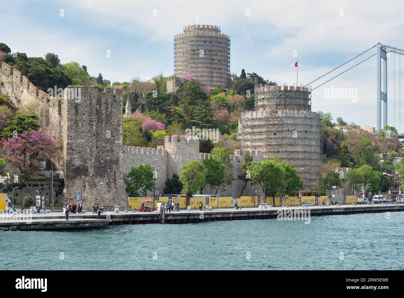 Istanbul, Turkey - May 8, 2023: Rumeli Fortress, Turkish: Rumeli Hisari ...