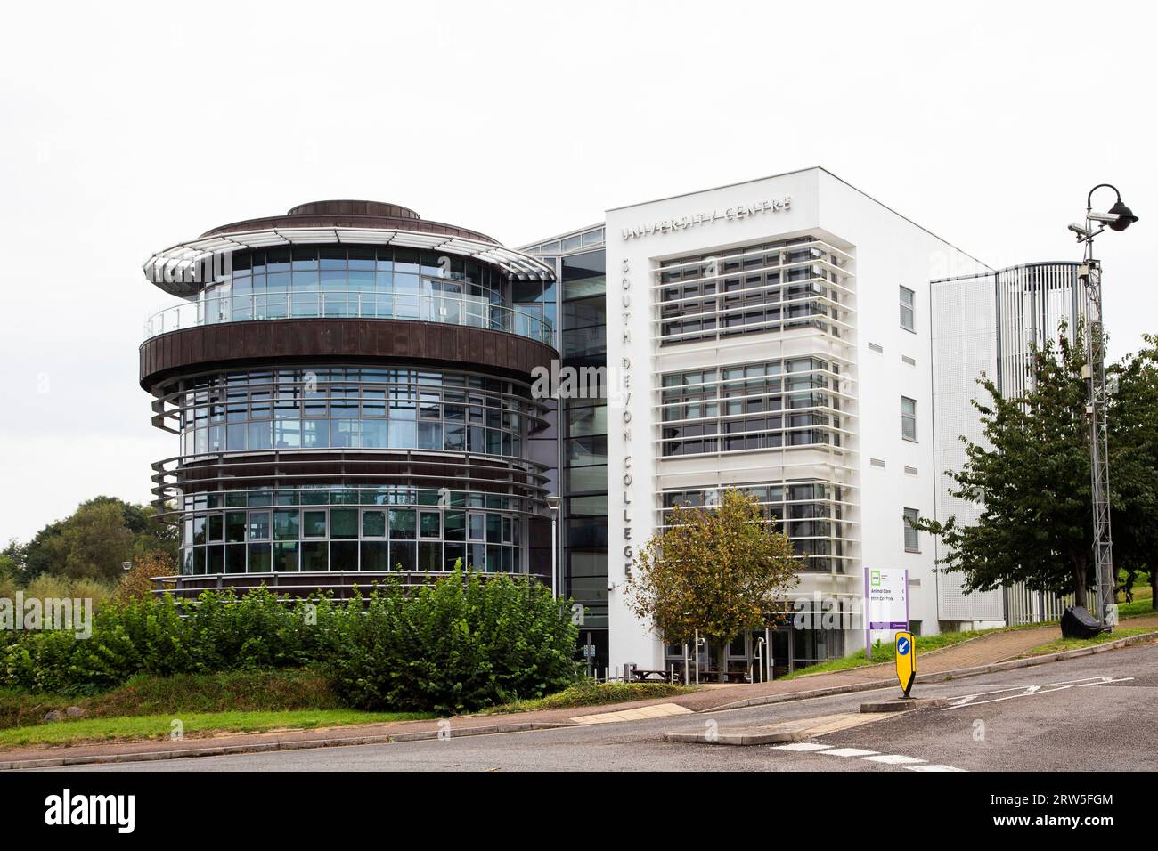 South Devon College University Centre building Stock Photo - Alamy