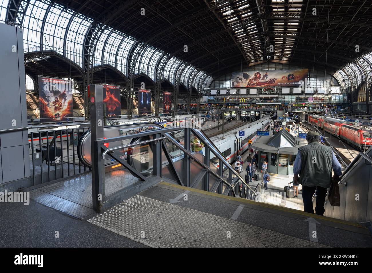 Hamburg, Germany - June 15 2023: Hamburg Hauptbahnhof or Central ...