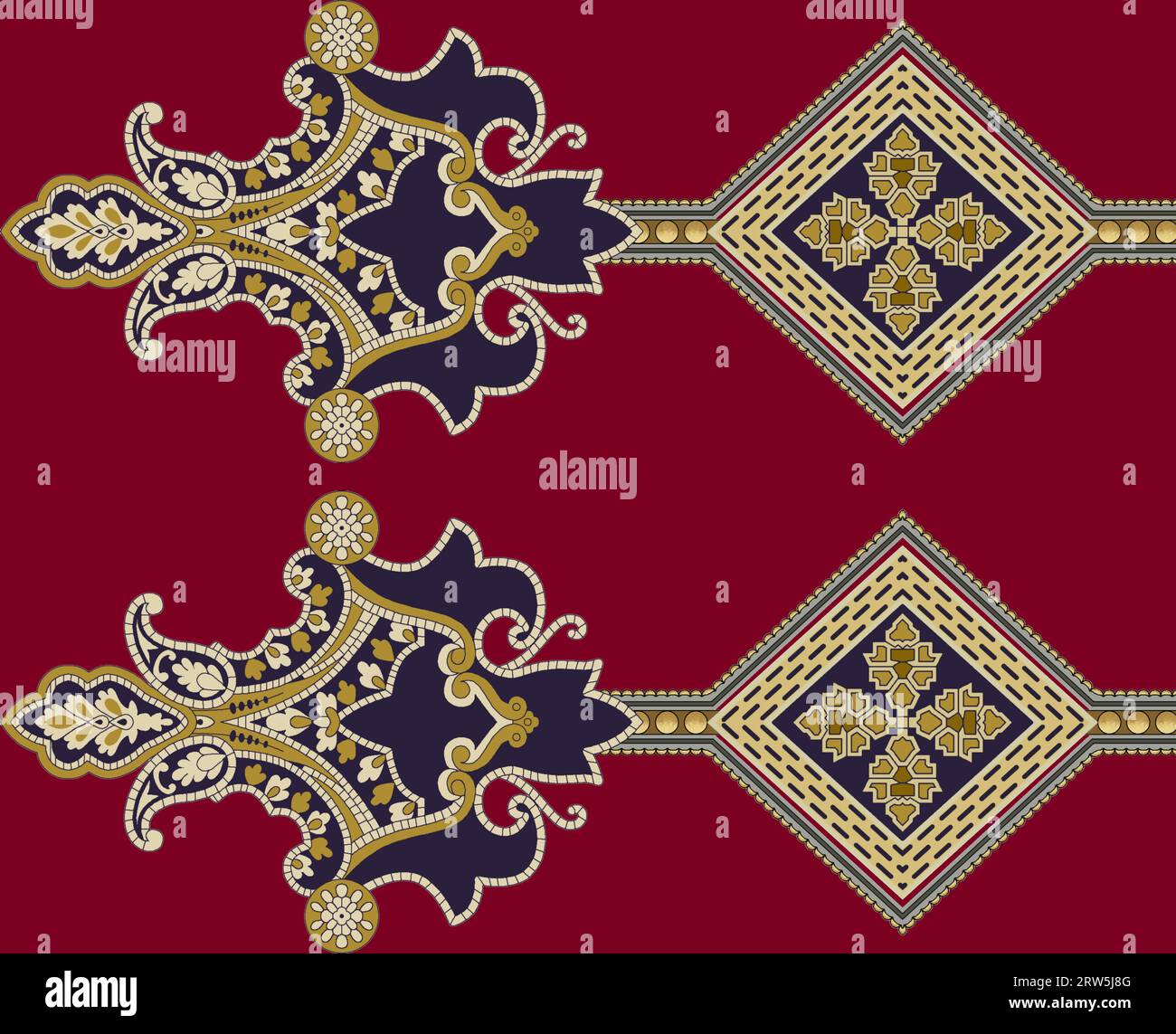 Baroque border Stock Vector Images - Alamy