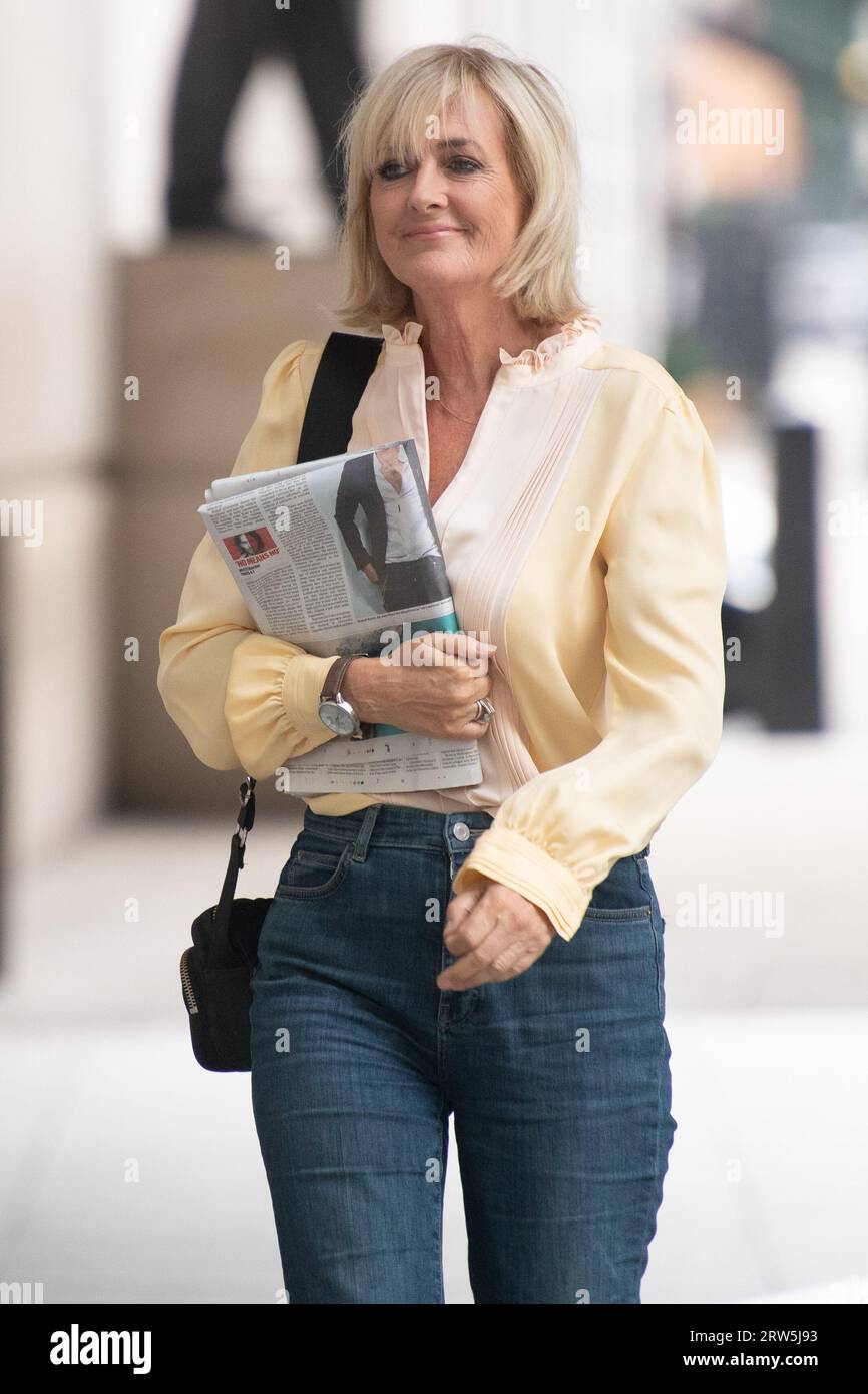 London, UK. 17 Sep 2023. Journalist Jane Moore arrives at BBC ...