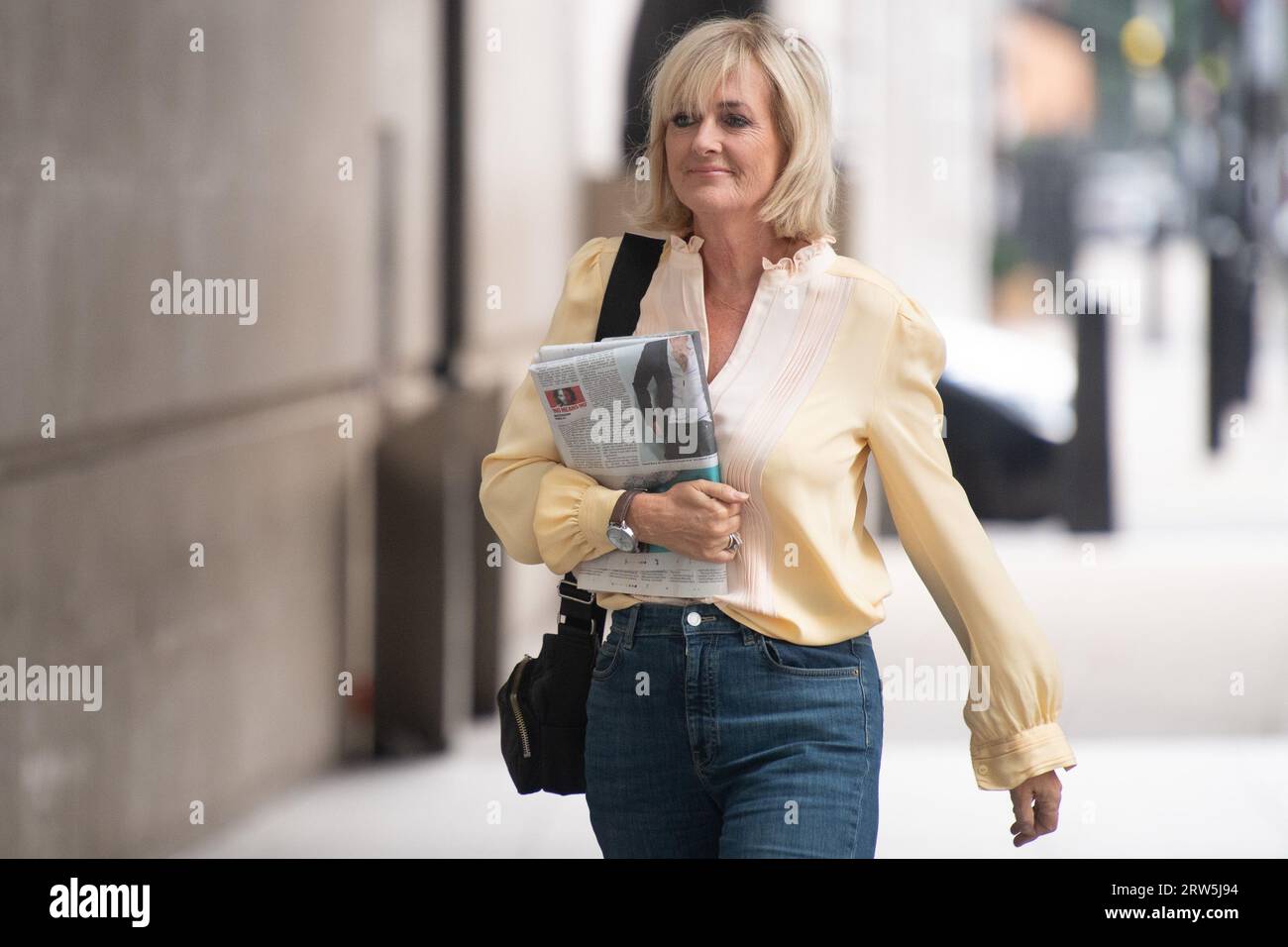London, UK. 17 Sep 2023. Journalist Jane Moore arrives at BBC ...