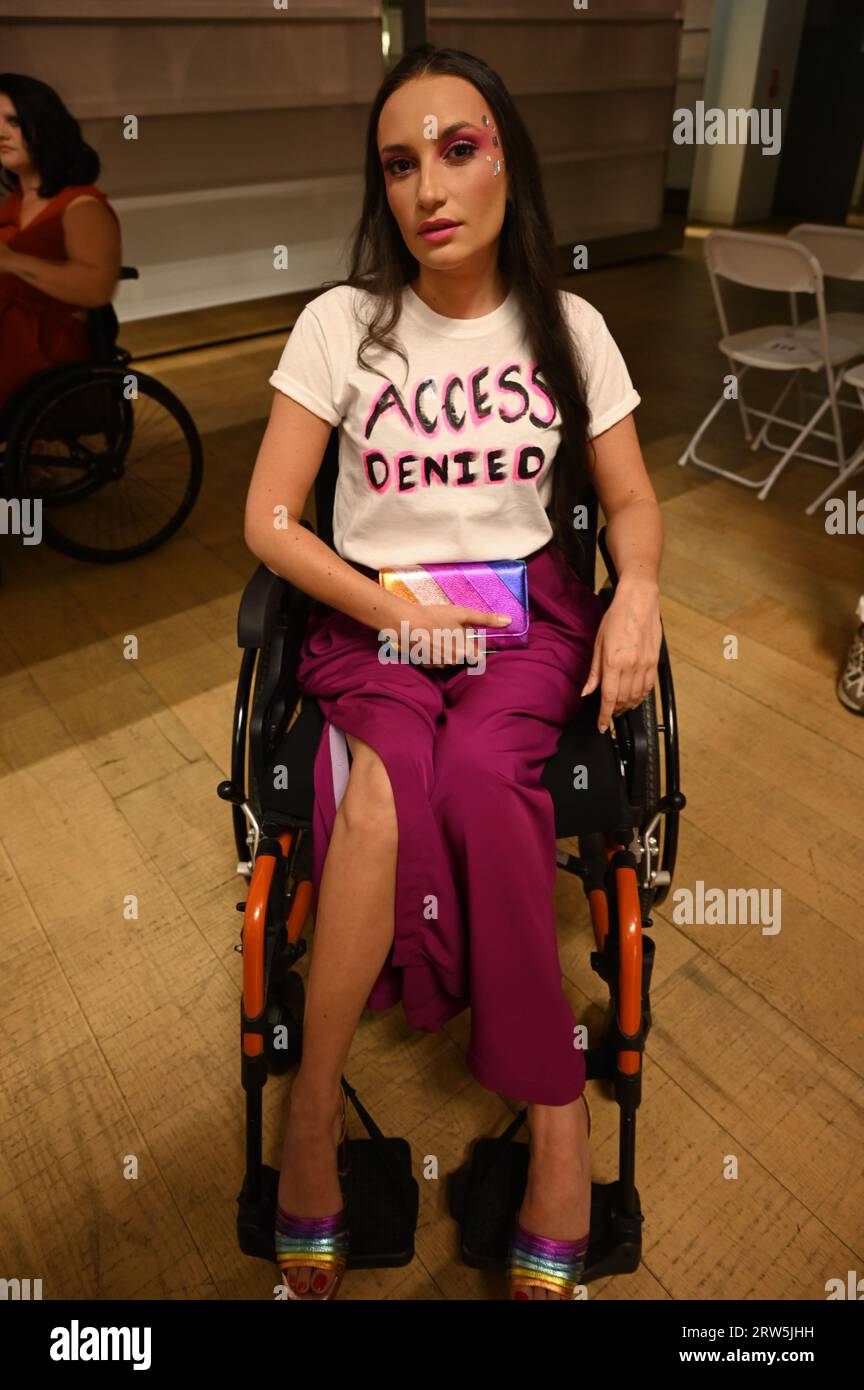 London, UK. 16th Sep, 2023. Supportors of the disability family and ...