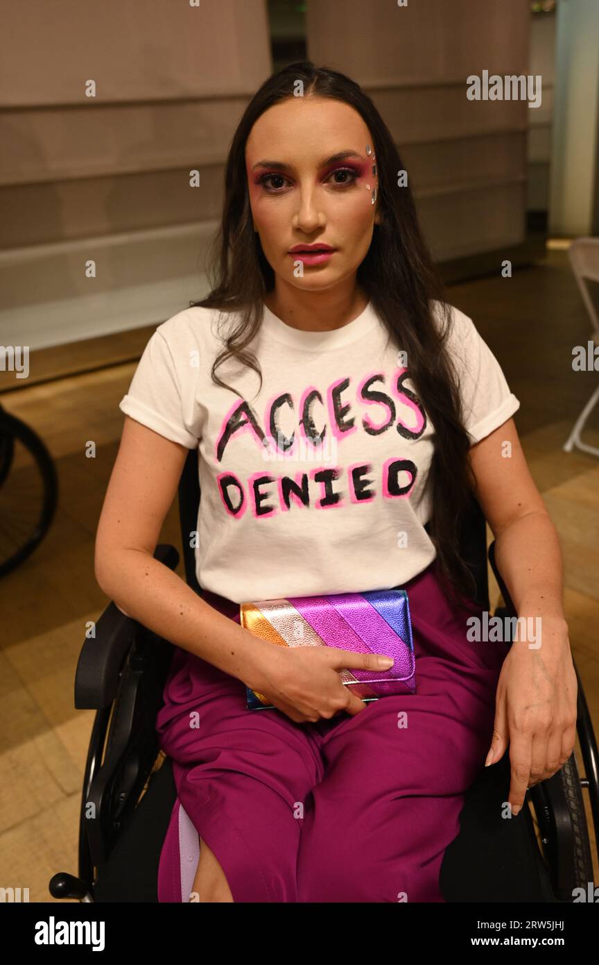 London, UK. 16th Sep, 2023. Supportors of the disability family and ...
