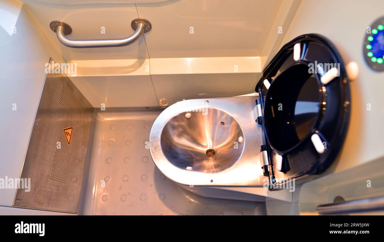 Passenger train toilet hi-res stock photography and images - Alamy