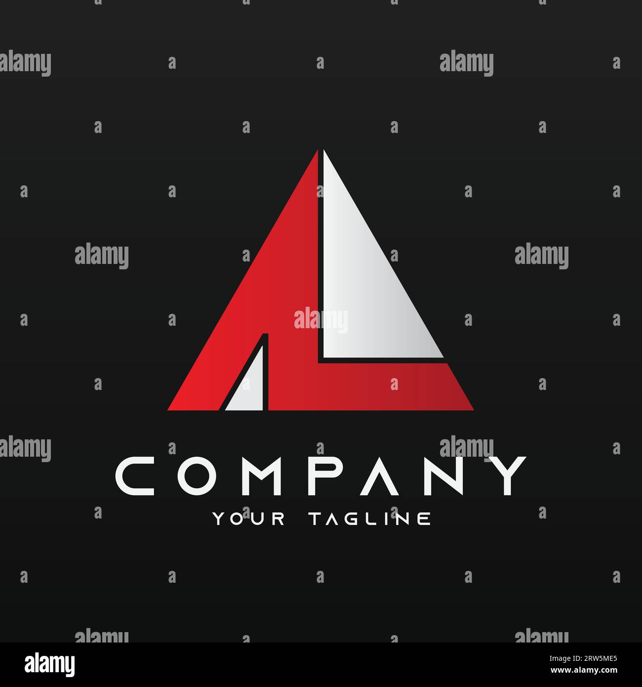 Letter al logo hi-res stock photography and images - Alamy