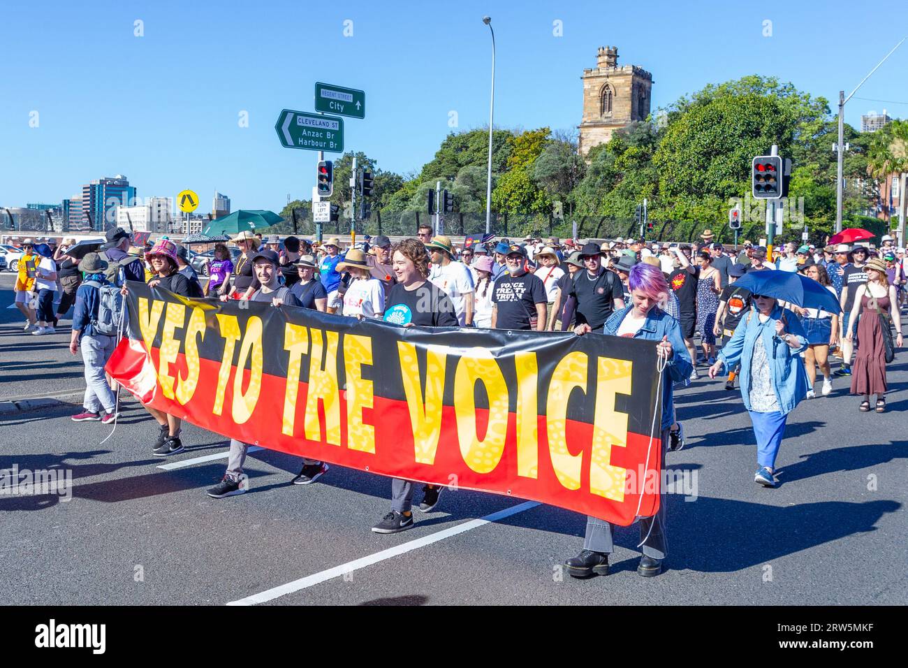 Sydney, Australia. 17 Sep 2023. The 'YES 2023' rally and march in ...