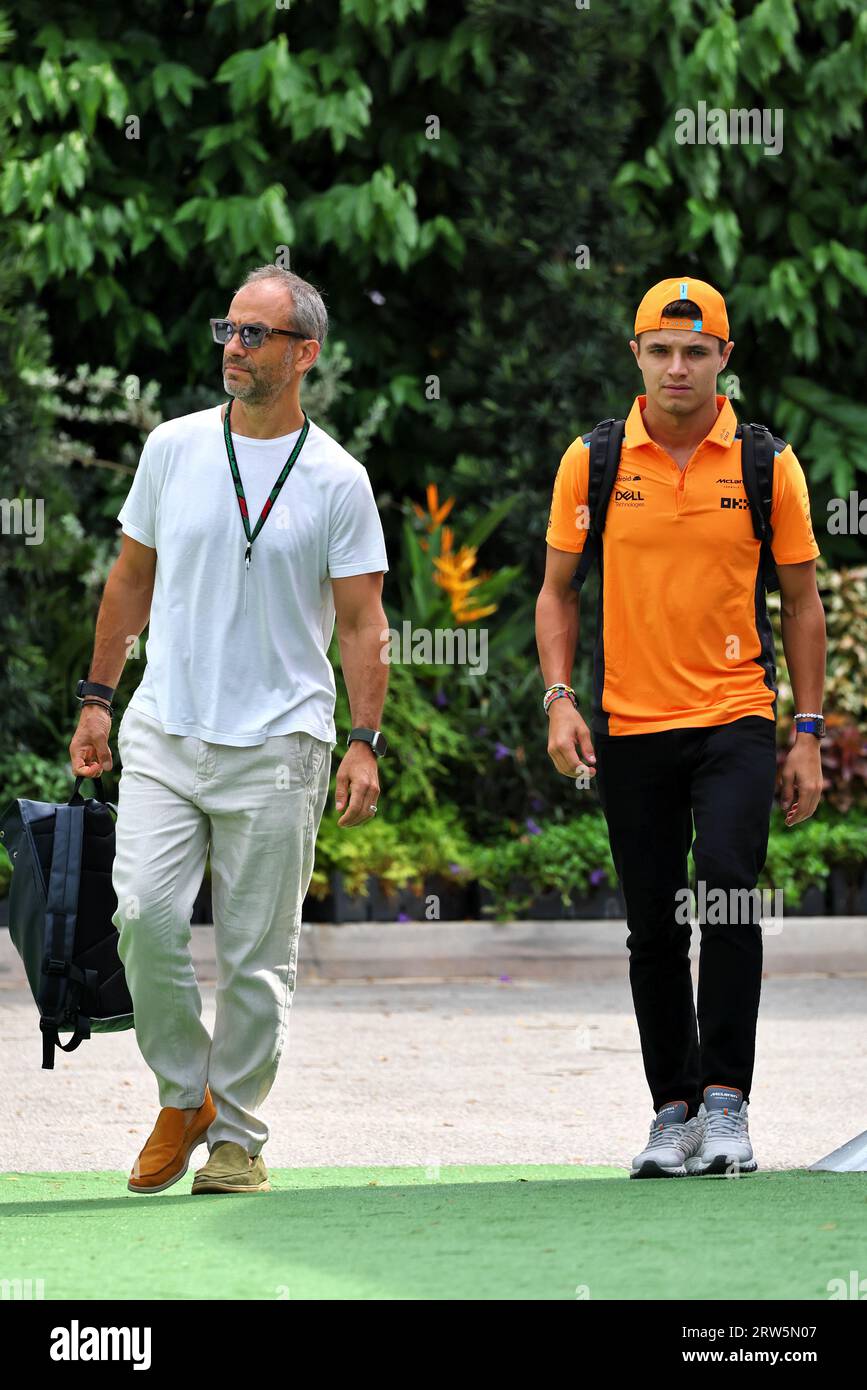 Singapore, Singapore. 17th Sep, 2023. (L to R): Adam Norris (GBR) with ...