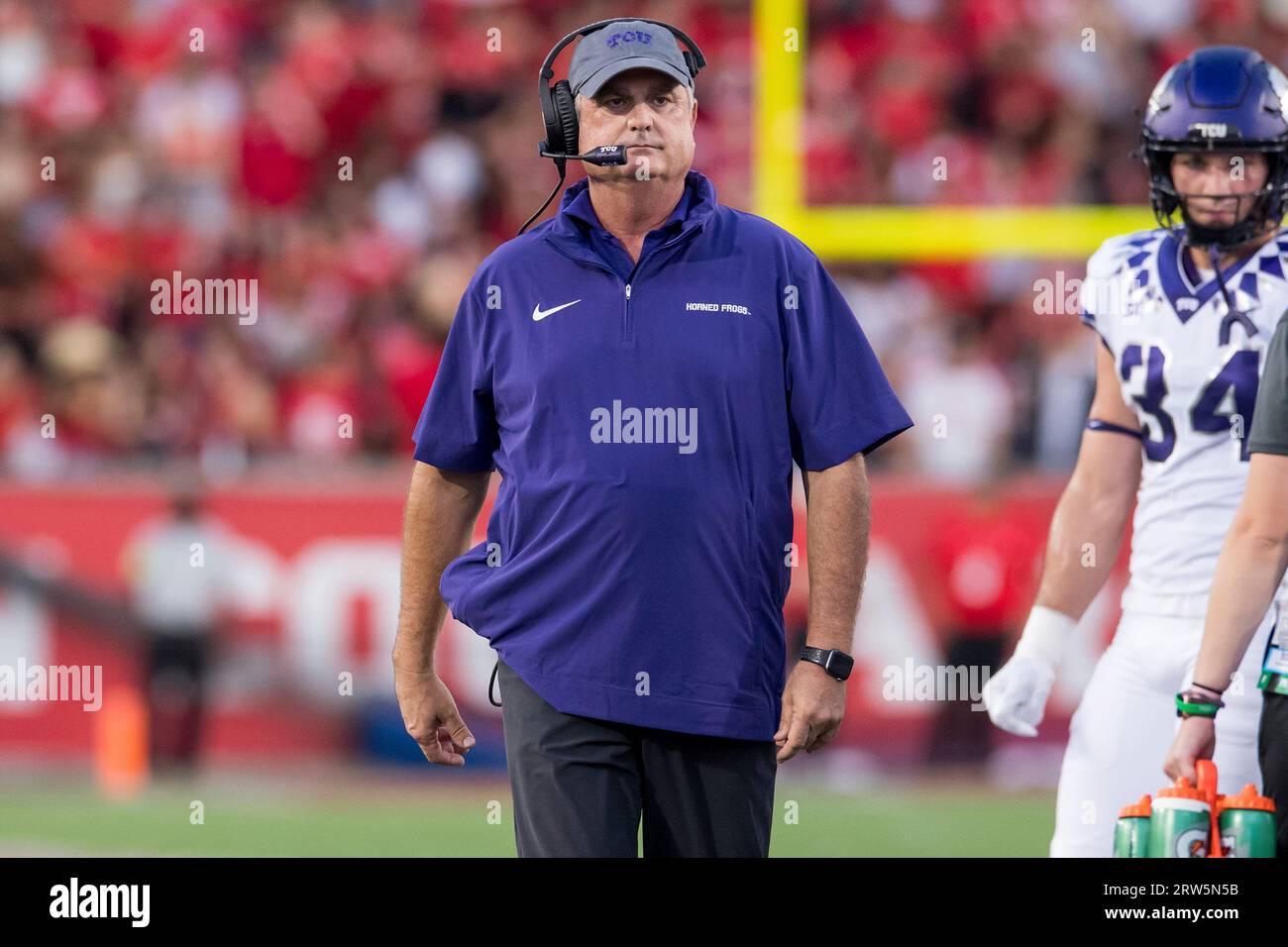 September 16, 2023: TCU Horned Frogs head coach Sonny Dykes during a ...