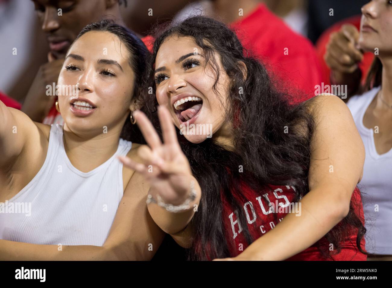 Houston, TX, USA. 16th Sep, 2023. Houston Cougars fans during a game ...