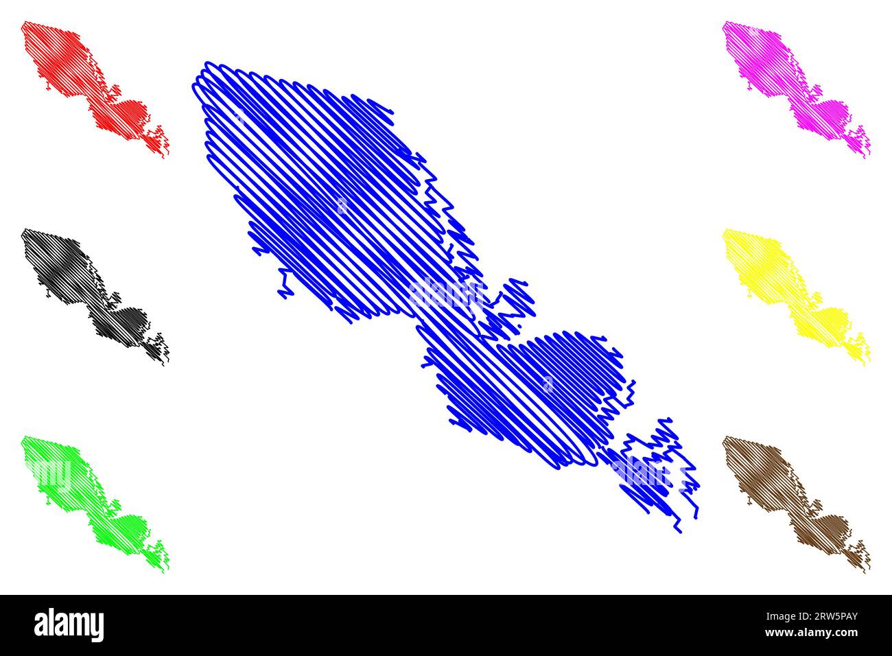 Lake Tonle Sap (Kingdom of Cambodia, Kampuchea) map vector illustration ...