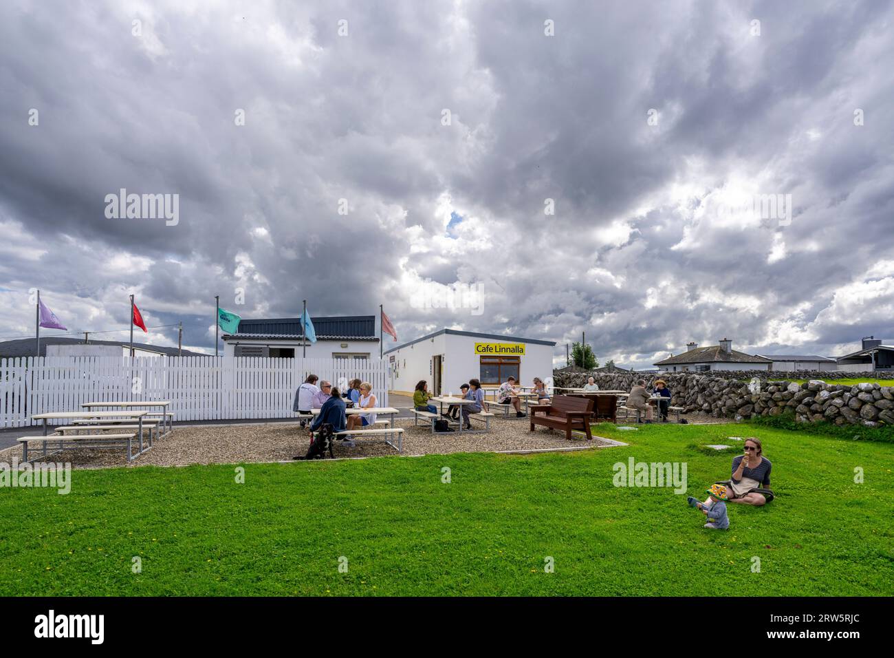 ice cream cafe linalla, flaggy shire, County Clare, Ireland, United ...