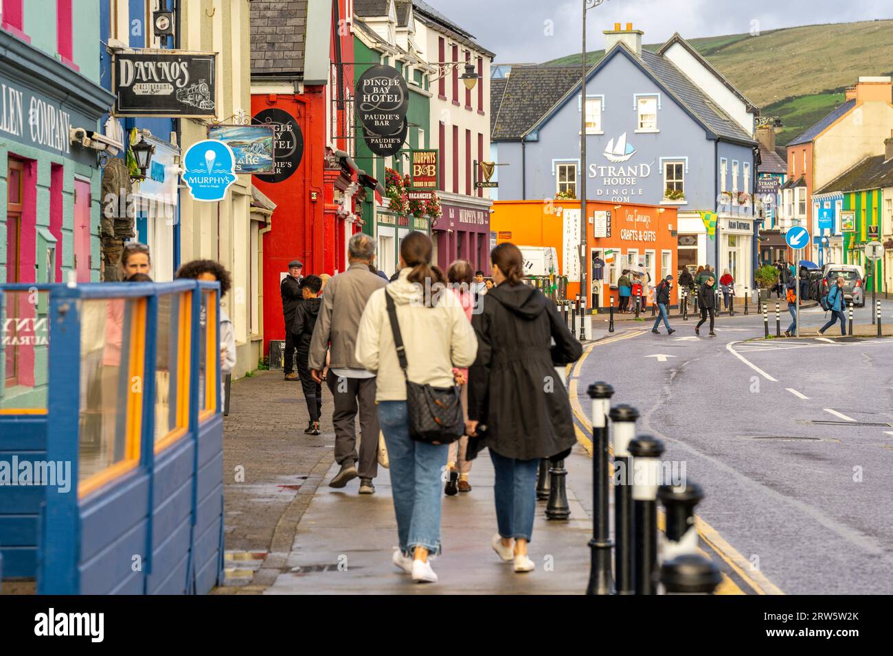 rainy day, Dingle Town, Dingle Peninsula, County Kerry, Ireland, United Kingdom Stock Photo - Alamy