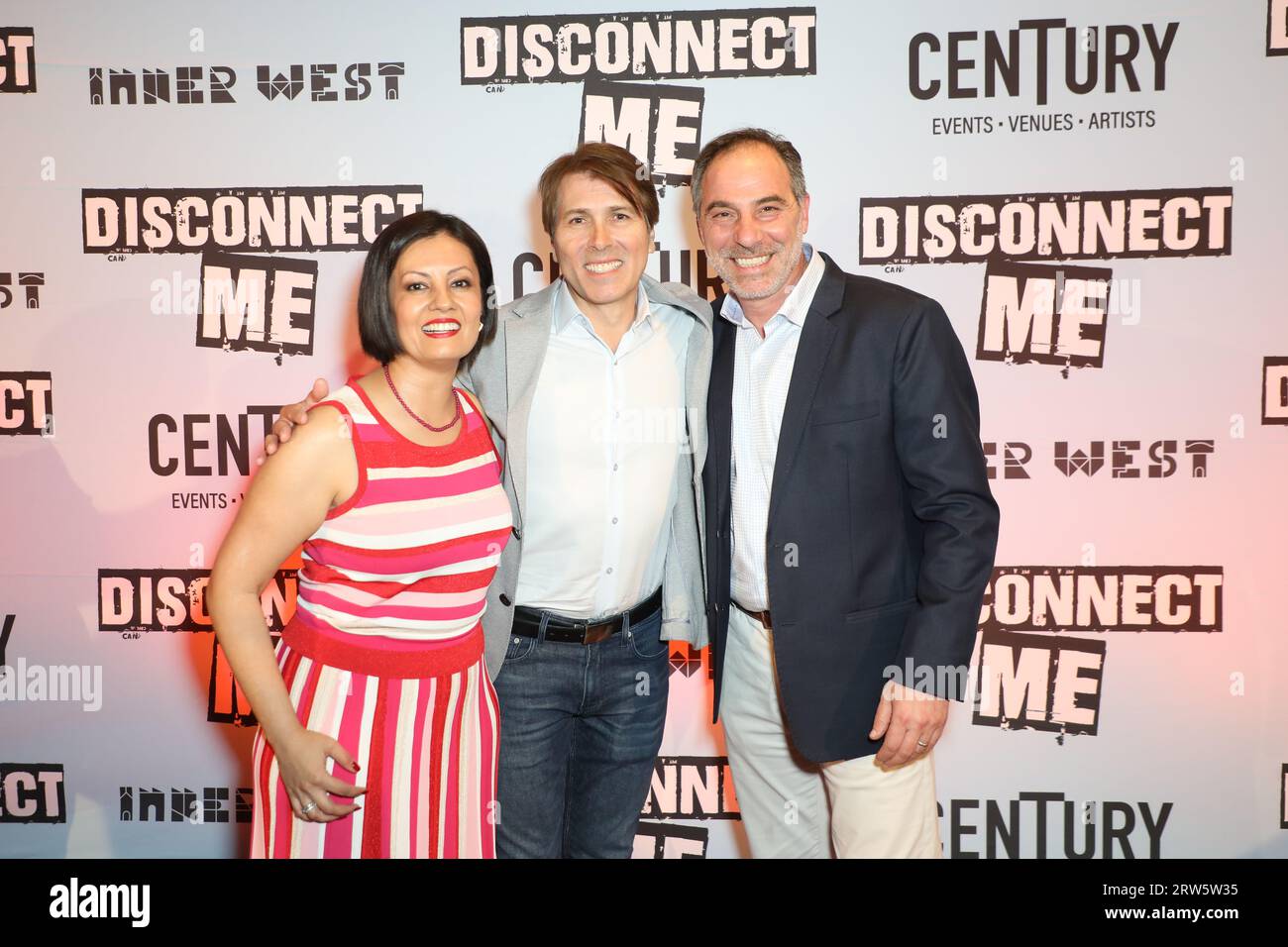 Sydney, Australia. 17th September 2023. Alex Lykos, wife and Jihad Dib ...
