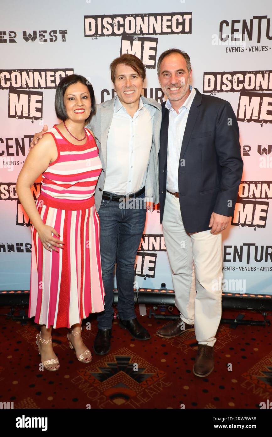 Sydney, Australia. 17th September 2023. Alex Lykos, wife and Jihad Dib ...