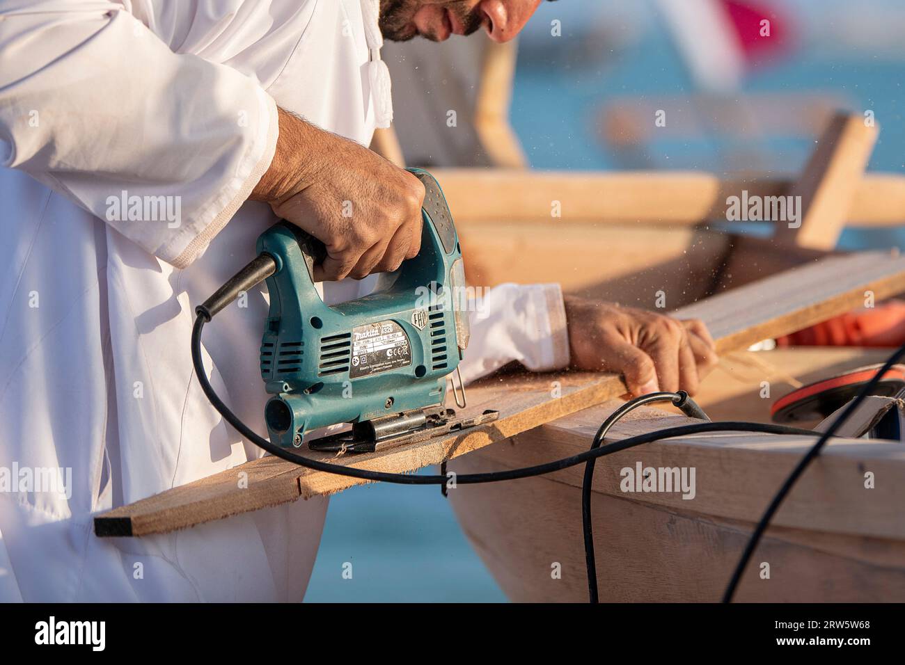 Dhow Boat wood concept, woodworking making, professional carpenter ...