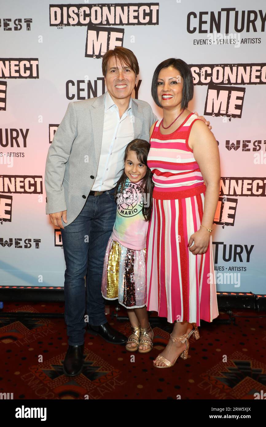 Sydney, Australia. 17th September 2023. Alex Lykos with wife and ...