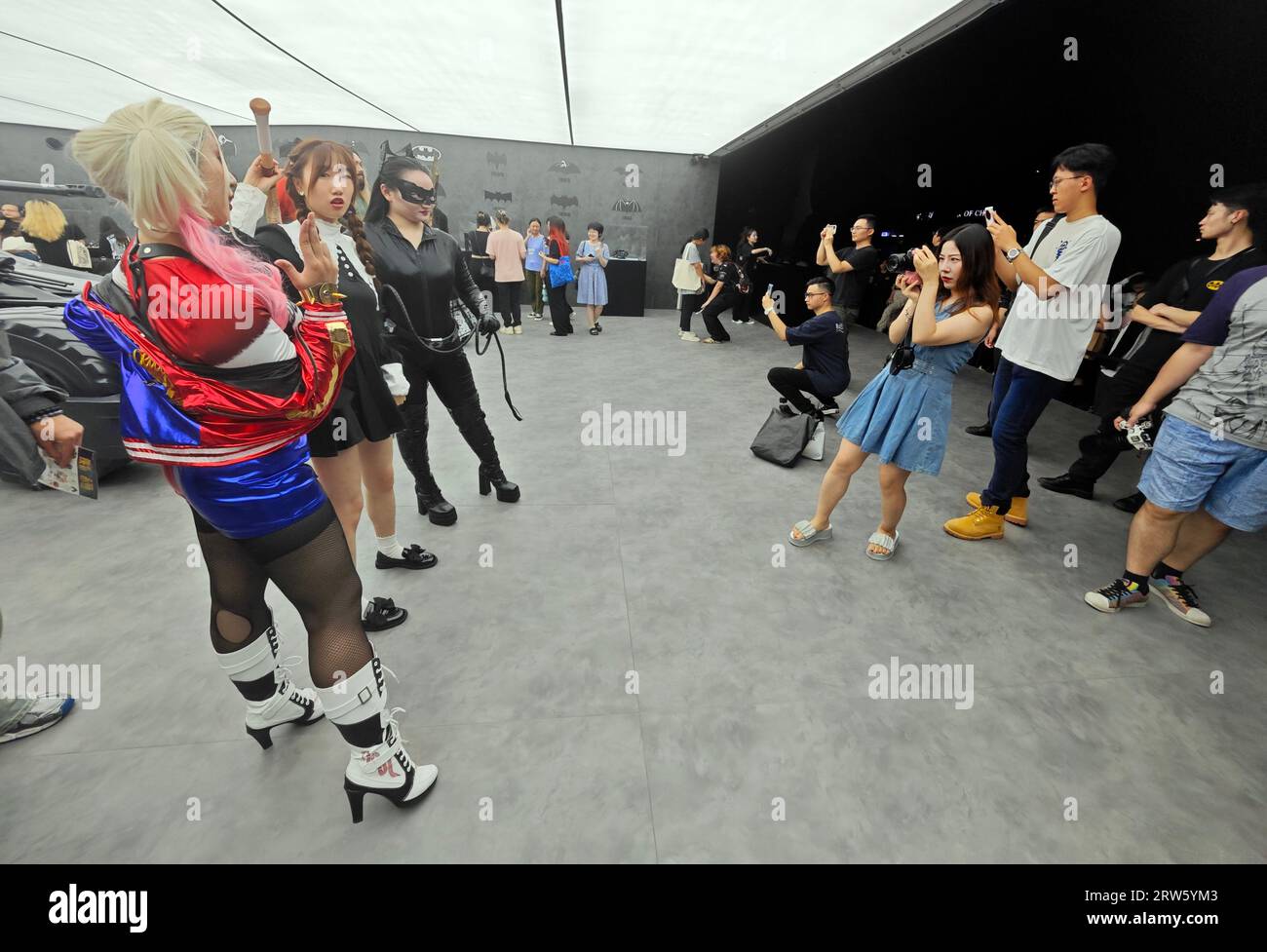 SHANGHAI, CHINA - SEPTEMBER 15, 2023 - Chinese DC Comics fans gather to ...