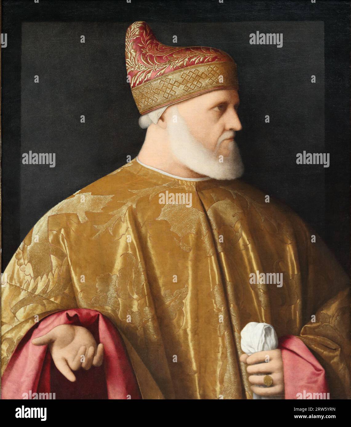 Portrait of the Doge, Andrea Gritti by Italian Renaissance painter ...