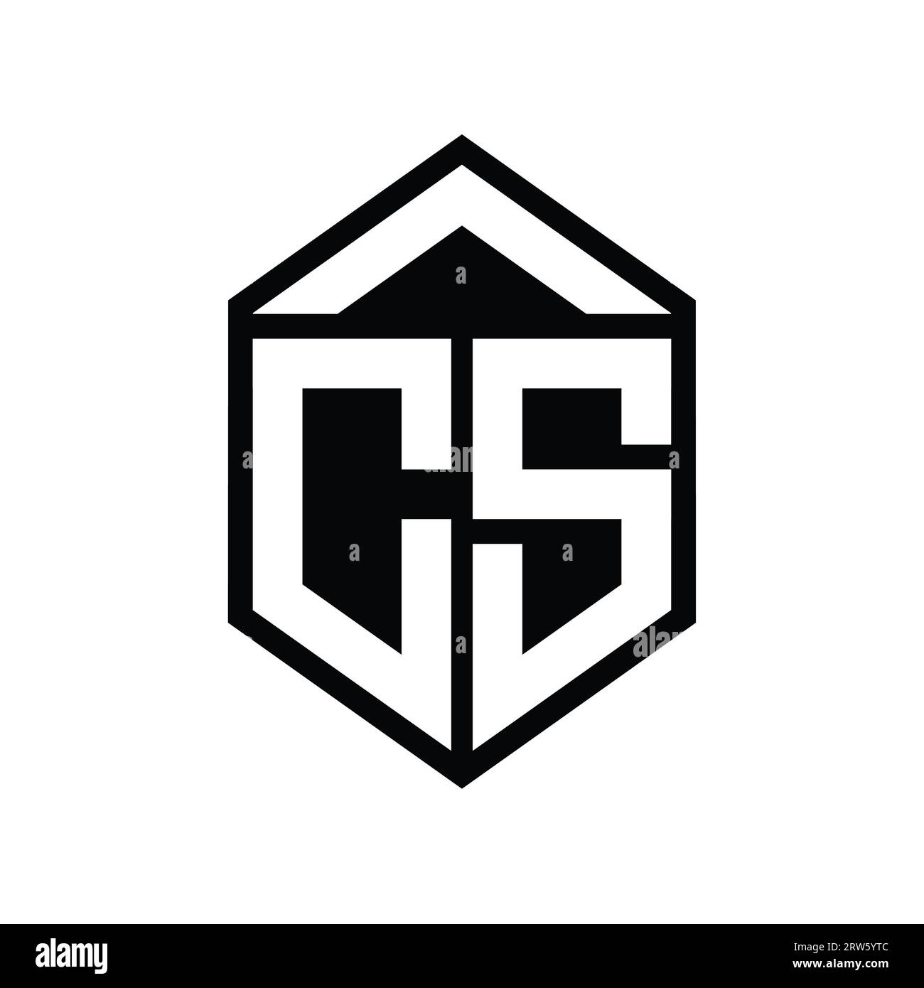 Cs letter logo hi-res stock photography and images - Alamy